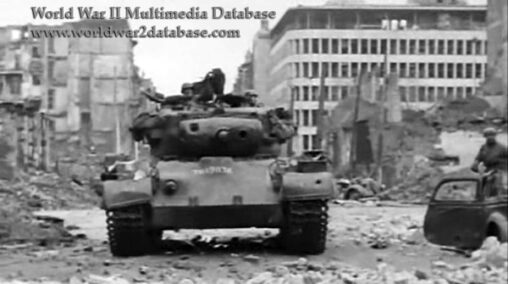 T26E3 Pershing tank of Third Armored Division in Cologne – The World ...